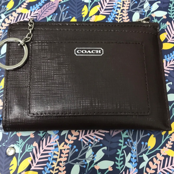 Coach | Bags | Coach Large Card Case Brown | Poshmark